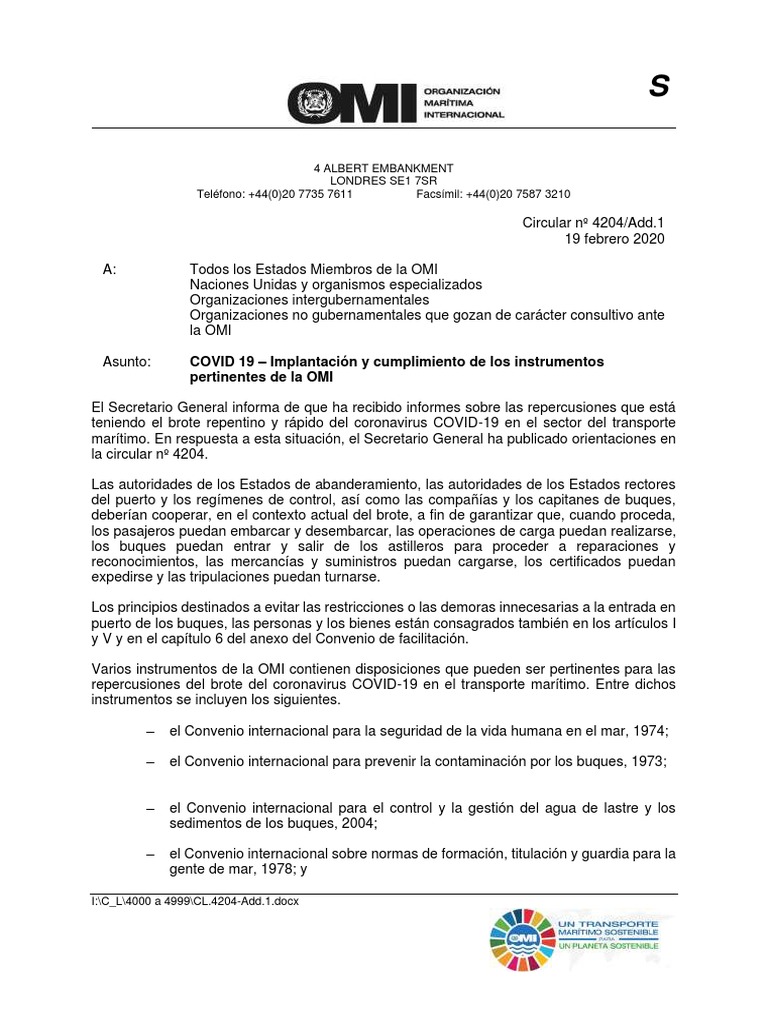 Circular 4204 OMI | PDF