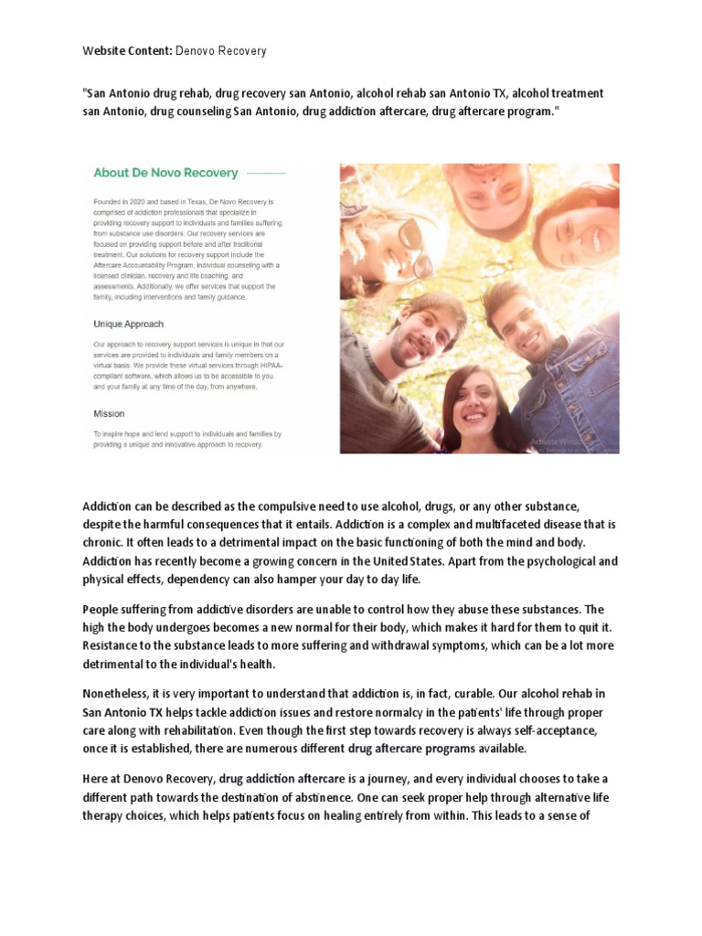 Providing Support Through the Journey of Recovery: An Overview of ...