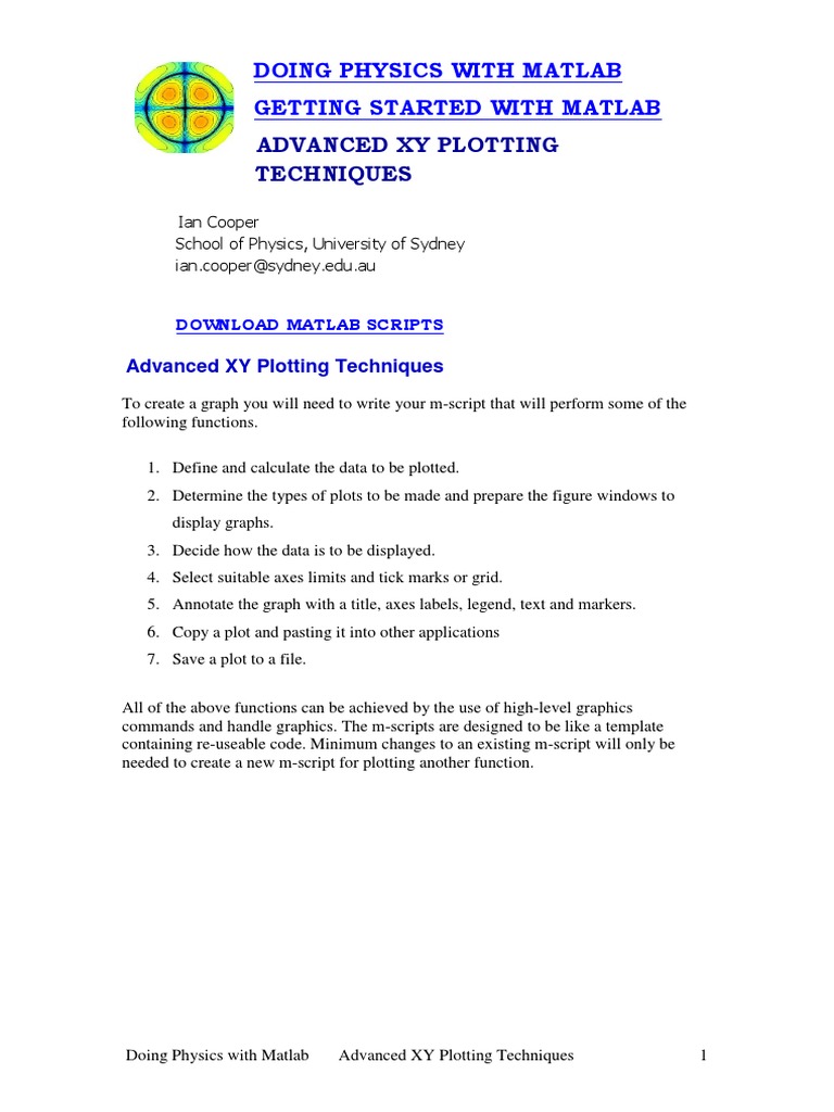 Matlab C Pdf Cartesian Coordinate System Matlab