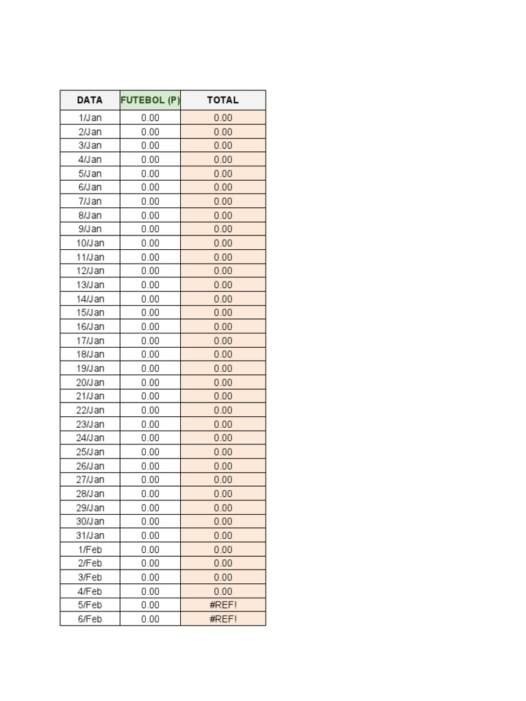 Planilha de Punting - Clube Da Aposta | PDF | Association Football Clubs