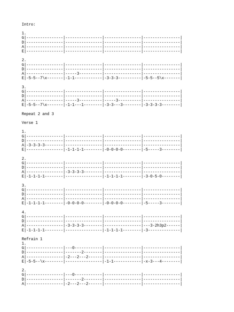 Zutto Kimi No Soba de Bass Tab | PDF | Song Structure | Refrain