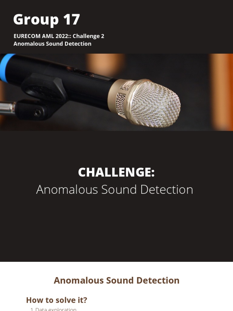 Anomalous Sound Detection Pdf Pitch Music Signal Processing