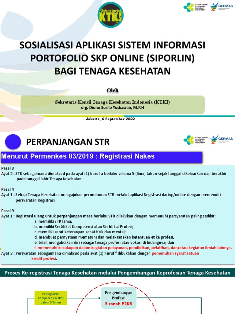 Paparan Sosialisasi SIPORLIN 060922 | PDF