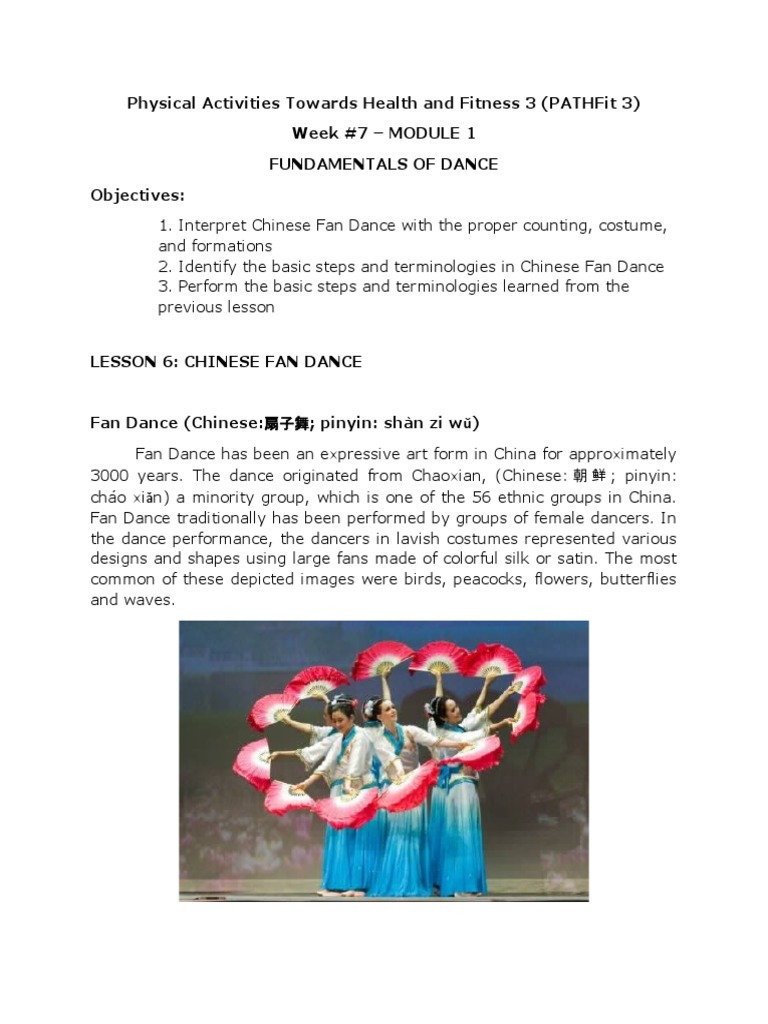 L6 - Chinese Fan Dance | PDF | Dances | Ct Scan