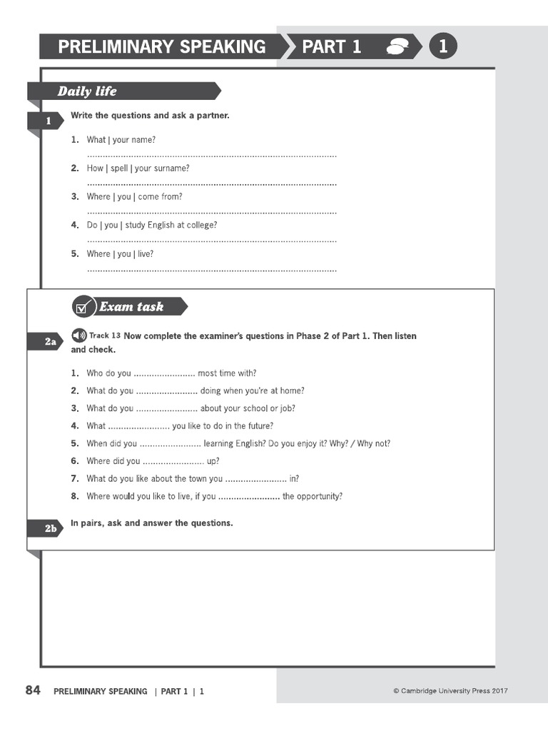 84-101 Speaking | PDF