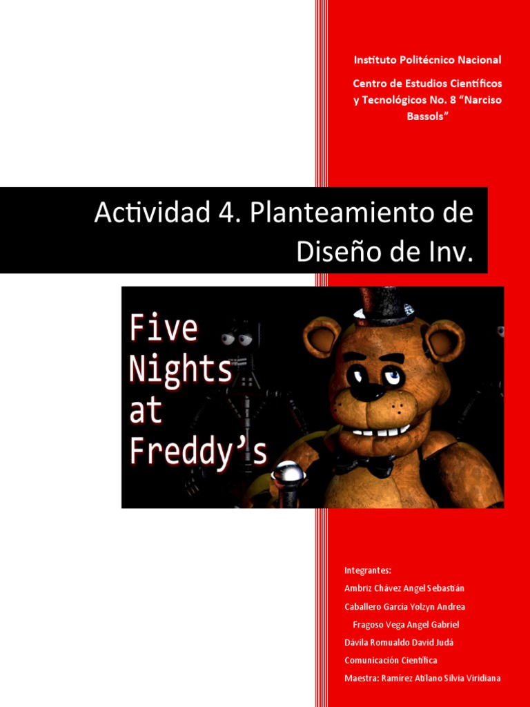 U1. A4. Boceto de Diseño Inv | PDF | Información | Robot