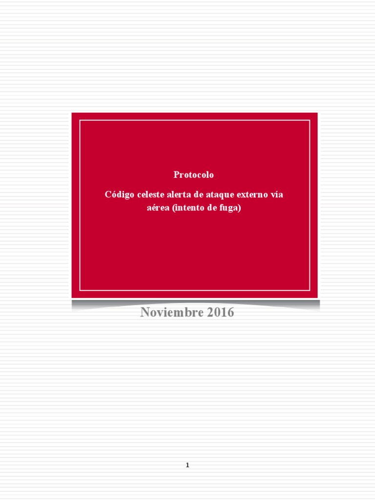 8 Código Celeste Incursión Vía Aérea | PDF