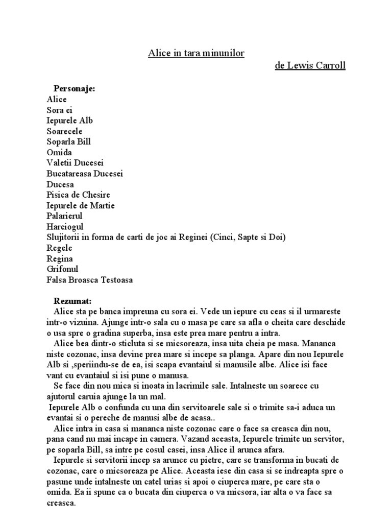 Alice in Tara Minunilor