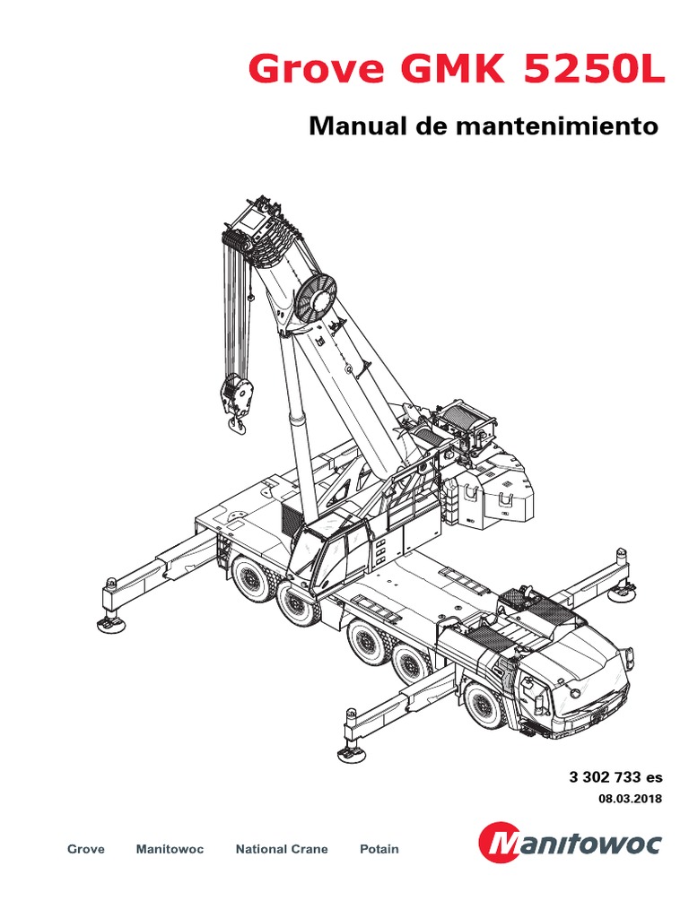 Manual de Manteniento GMK 5250 | PDF | Neumático | Vapor