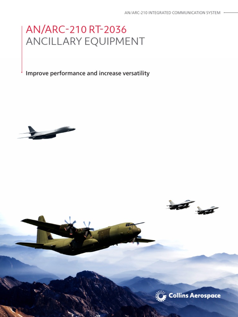 ARC 210 RT 2036 Ancillaries | PDF