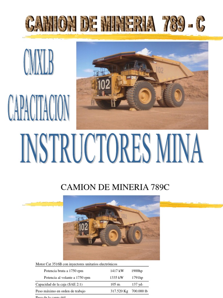 Manual Cat 789c | PDF | Inyección de combustible | Camión