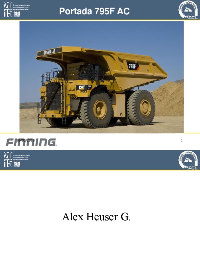 Cat 795f | PDF | Acelerador | Bomba