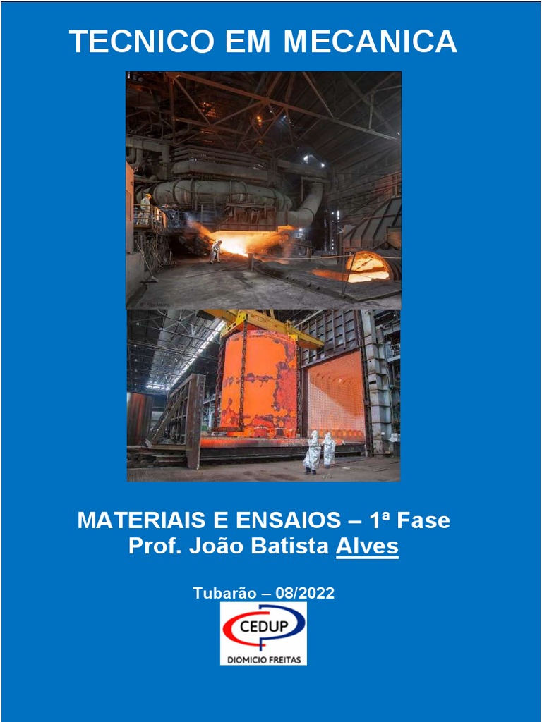 Apostila Materiais e Ensaios L - Cap 1-2-3 e 4 | PDF