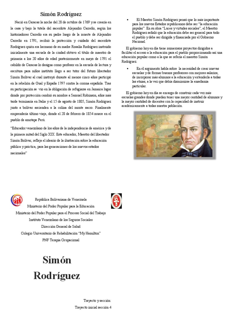 Simón Rodríguez | PDF
