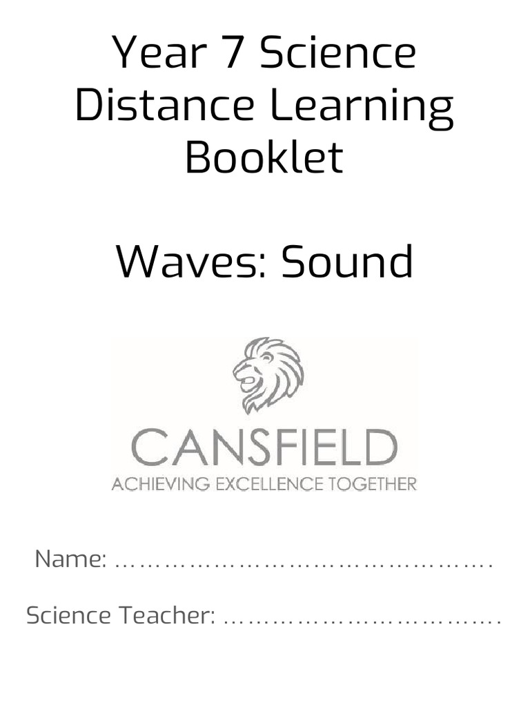 Year 7 Waves Sound Pdf