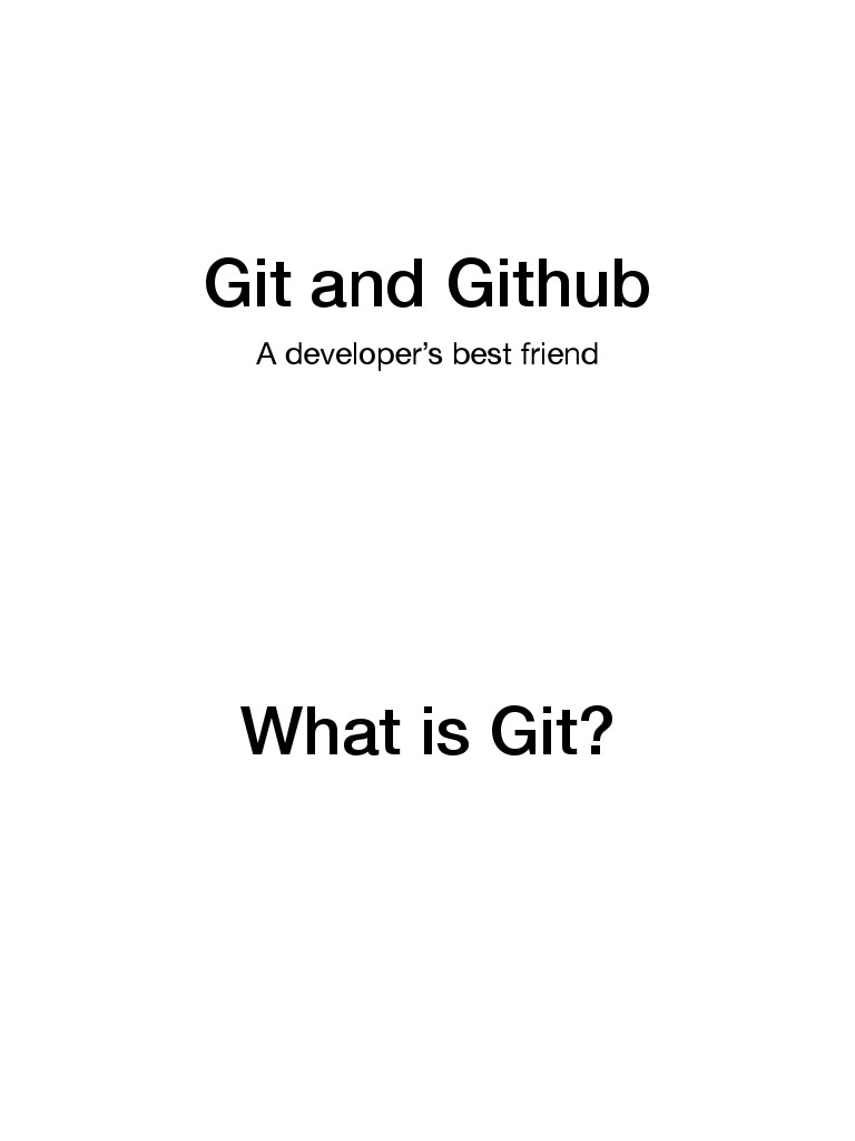 Git and Github Slides | PDF Git and Github Slides | PDF