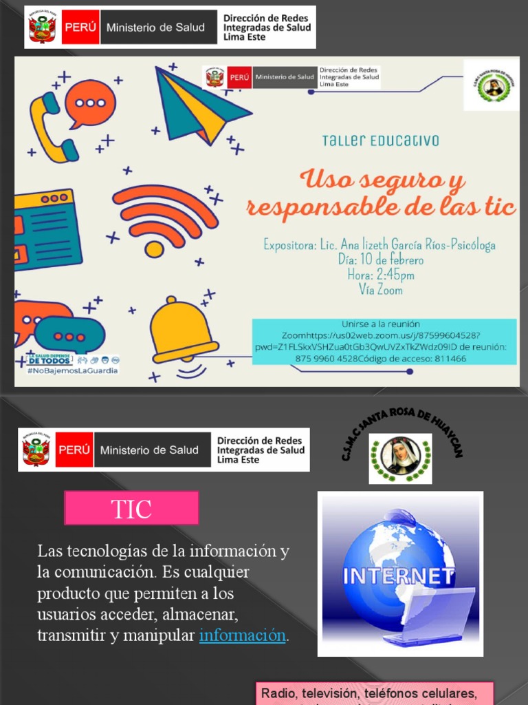 Uso Seguro y Responsable de Las Tics | Descargar gratis PDF | Tecnología de información y ...