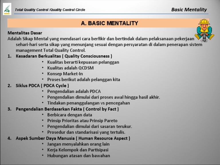PDCA Basic Mentality | PDF | Karier & Perkembangan