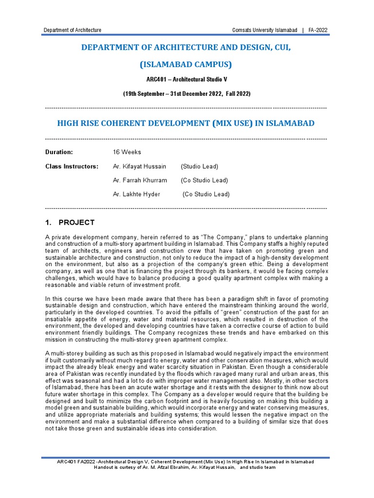 Project Brief | PDF | Green Building | Design