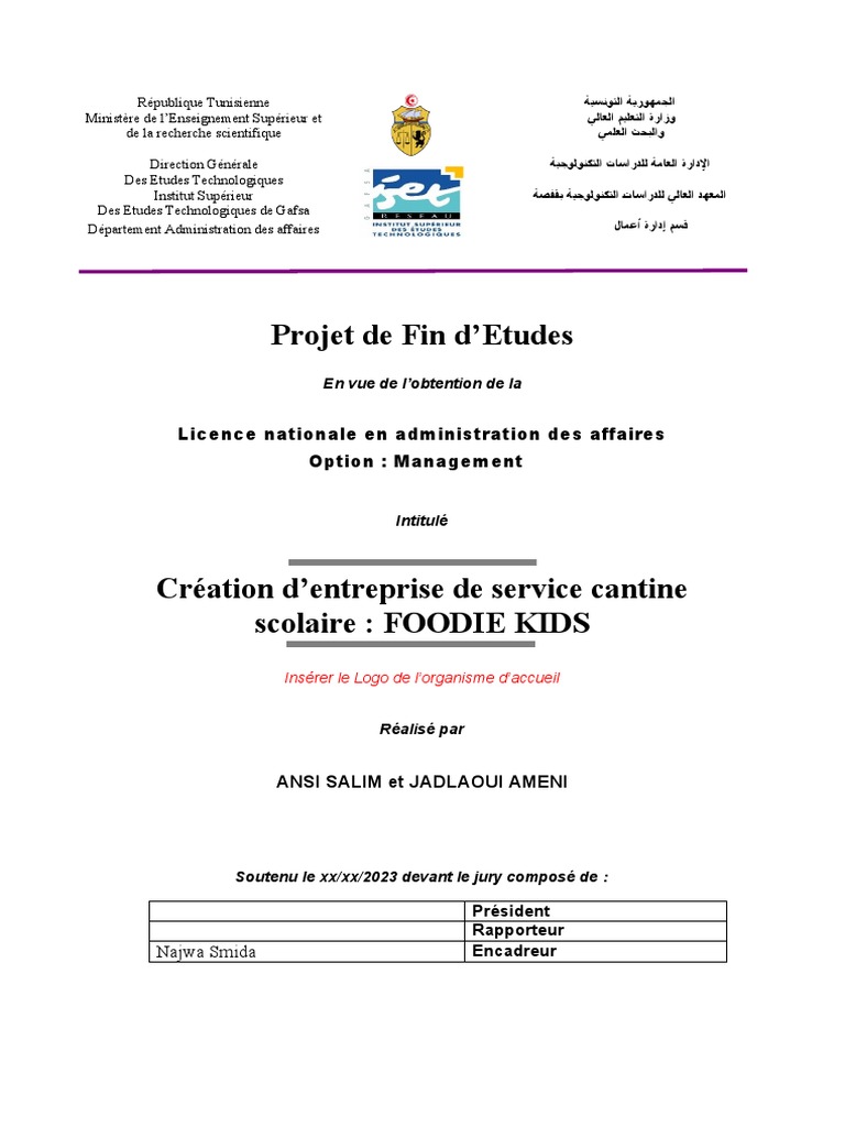 Projet de Fin Detude | PDF