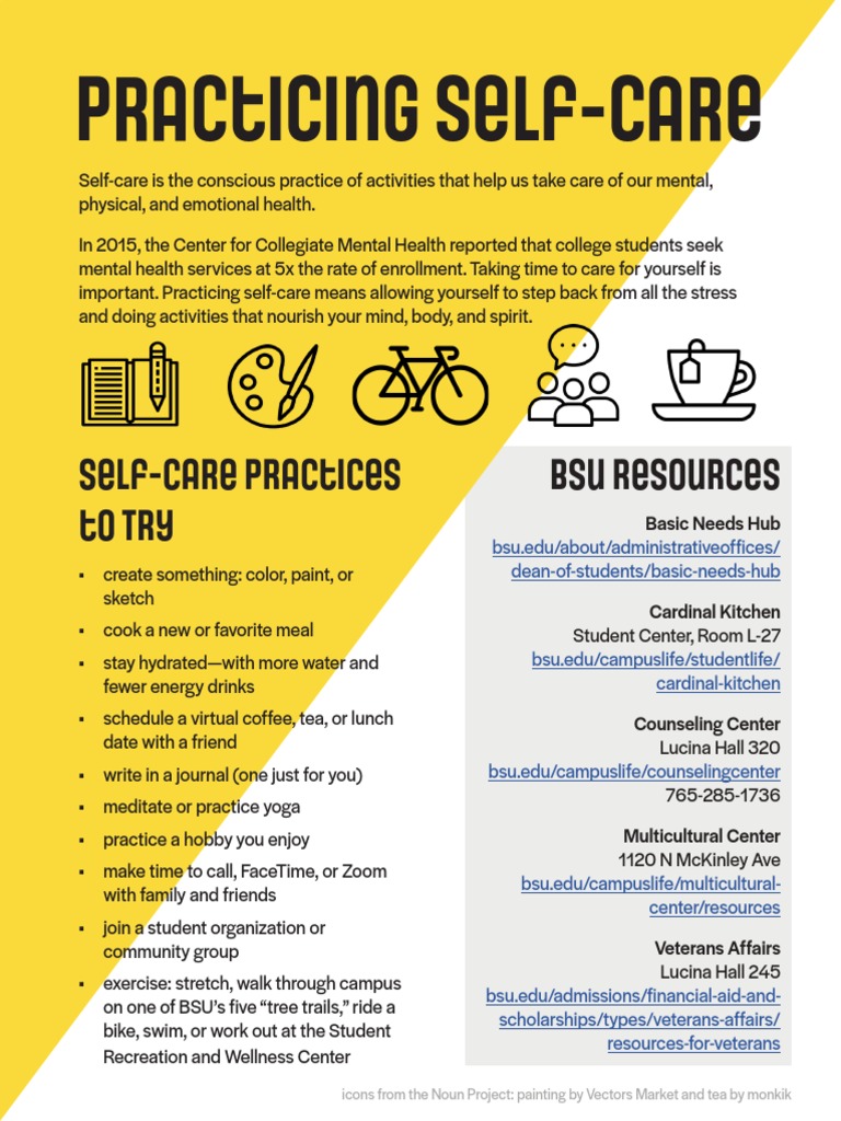 Practicing Self Care | PDF | Mental Health | Psychology
