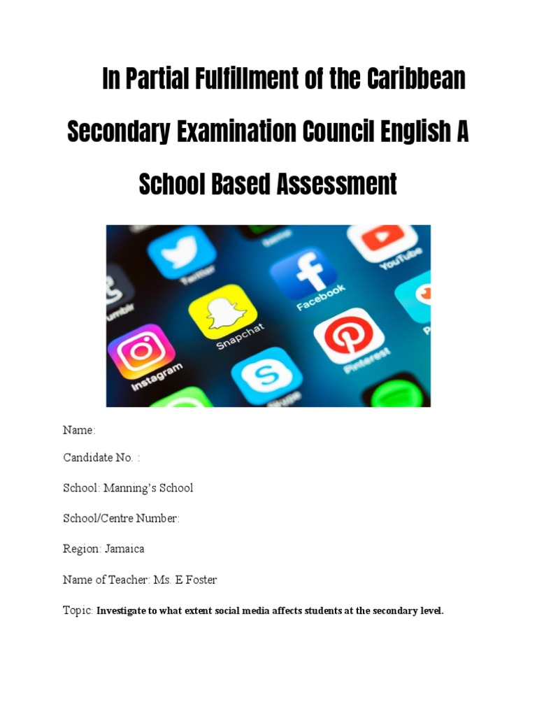 Sample Sba Pdf Social Media Popular Culture Media Studies