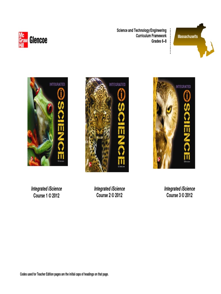 Integrated Iscience Course 3 © 2012 Integrated Iscience - Glencoe ...