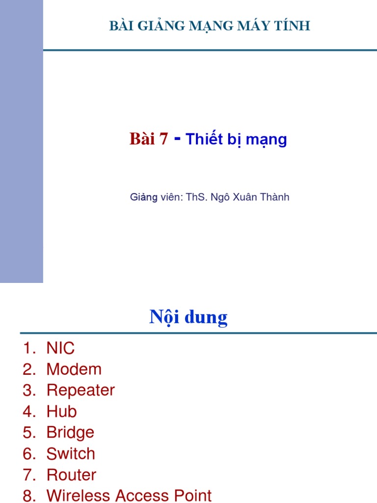 08 Thiet Bi Mang | PDF