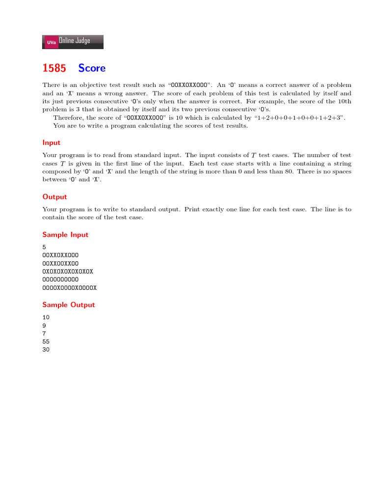 Score: Input | PDF | Teaching Methods & Materials | Computers