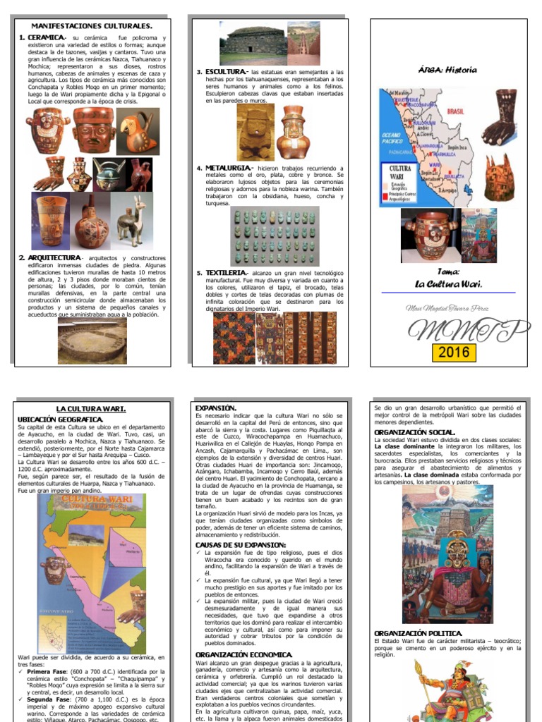 Triptico-De-La-Cultura-Wari (1) (1) - Signed | PDF