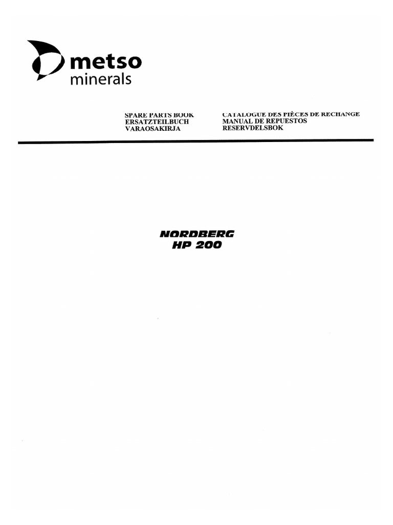 Spare Parts Book | PDF