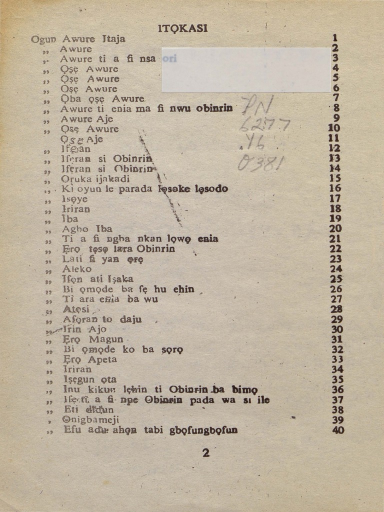 Iwe Asiri Agbara Akojopo Woli | PDF