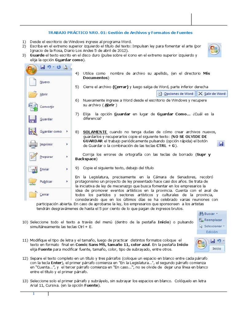 Practico Word 2021 | PDF