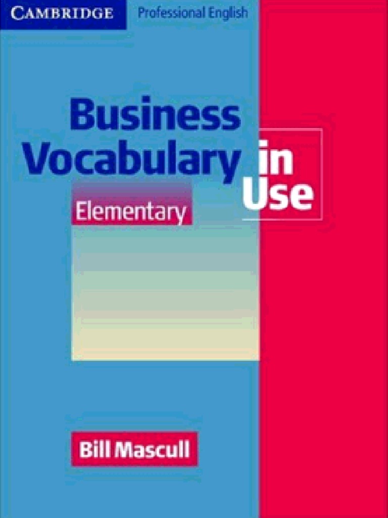 Business Vocabulary in Use Elementary | PDF