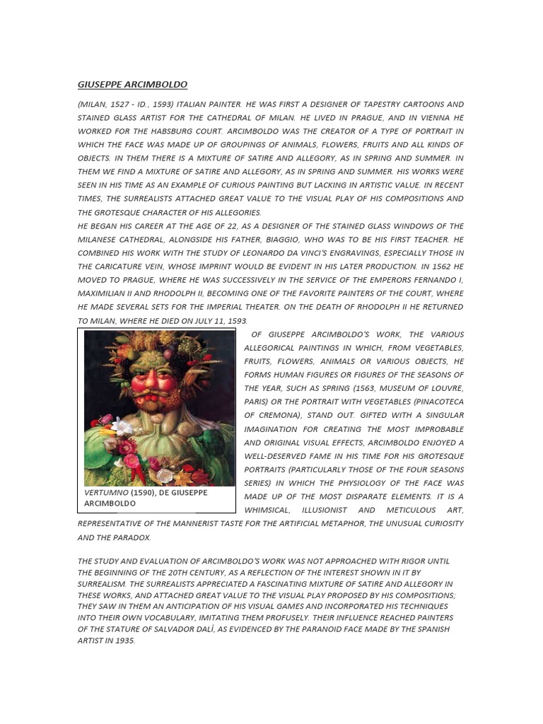 Giuseppe Arcimboldo | PDF