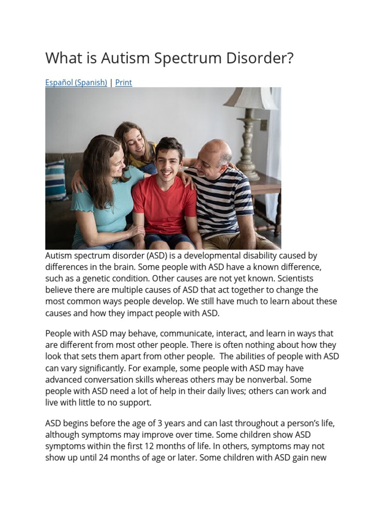 What Is Autism | PDF