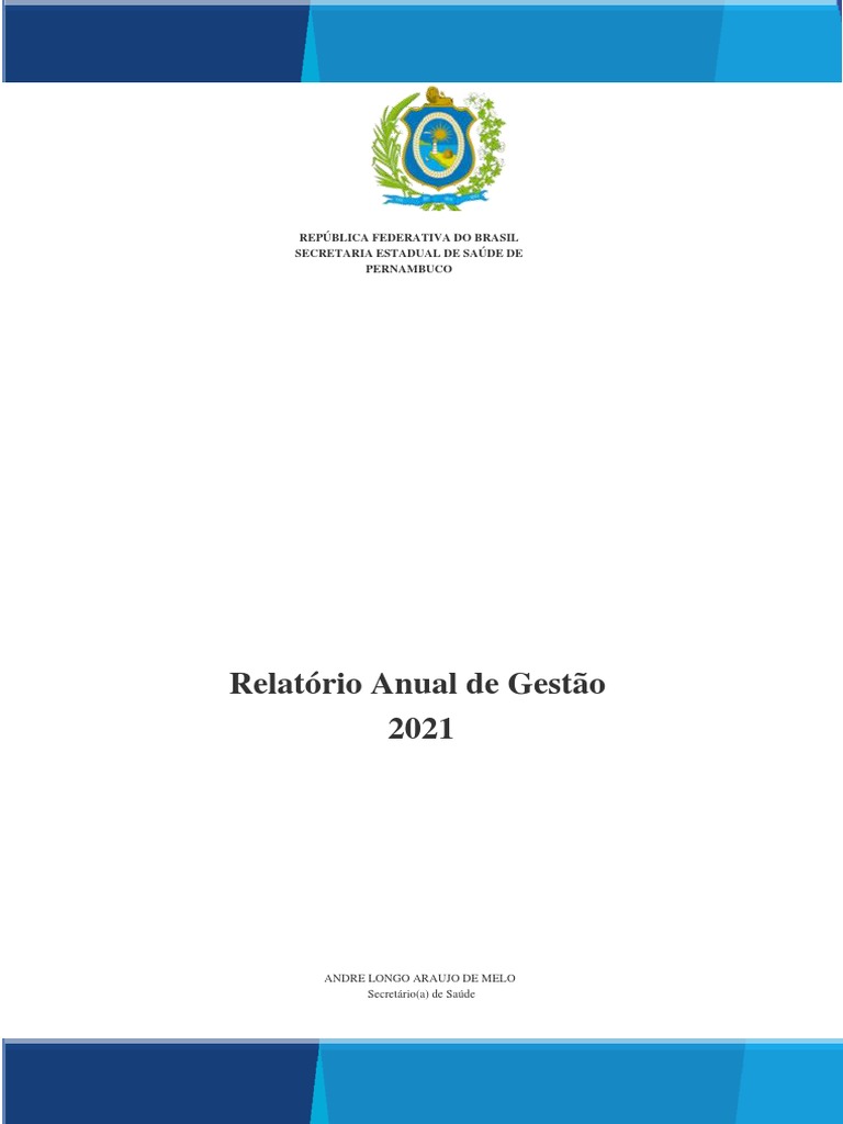 Relatorio Anual de Gestao 2021 | PDF Relatorio Anual de Gestao 2021 | PDF