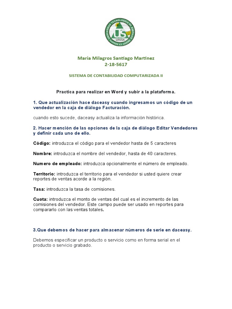 Guía de Daceasy: Contabilidad y Control | PDF | Usuario (informática ...