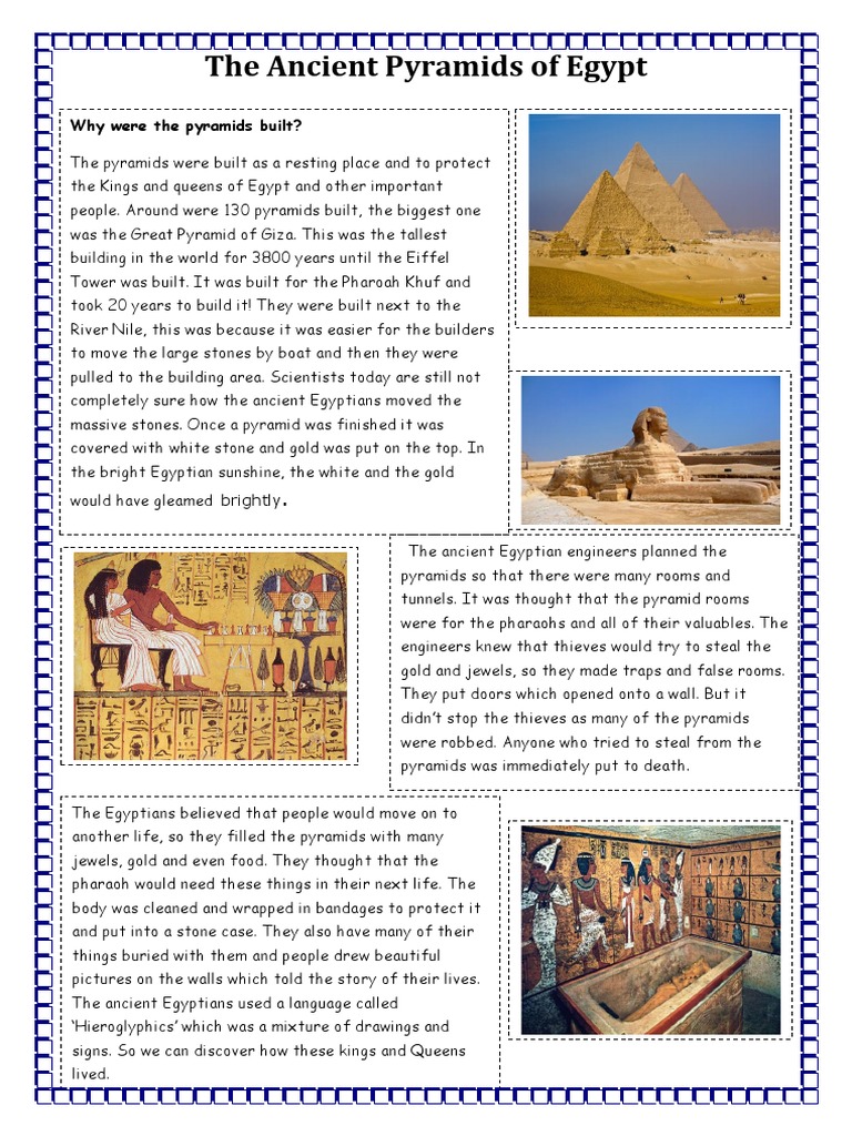 Lectura 3 - Pyramids | PDF | Egyptian Pyramids | Ancient Egypt