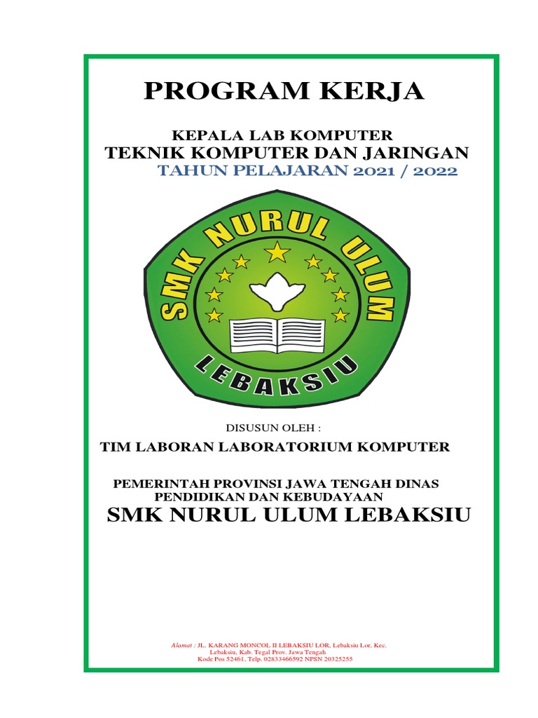 Program Kerja LABKOM | PDF