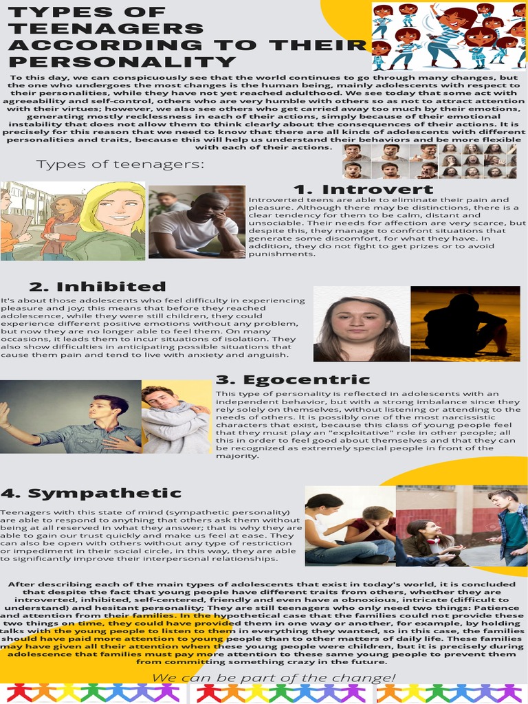 Types of Teenagers According To Their Personality | PDF | Adolescence ...