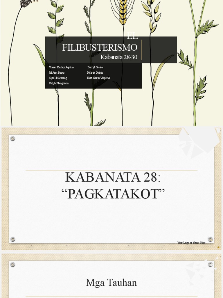 El Filibusterismo Kabanata 28-29-30 | PDF