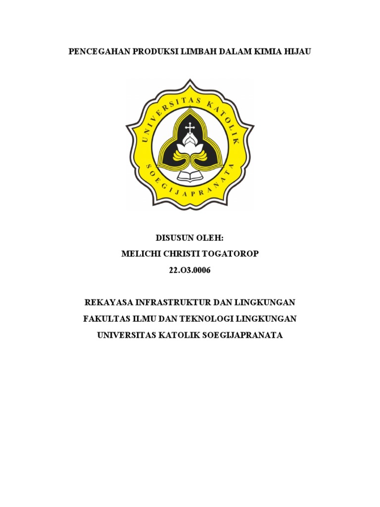 Mind Mapping Kimia Hijau dan Limbah | PDF