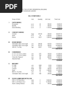 Bill of Quantities Template | PDF | Paint | Building