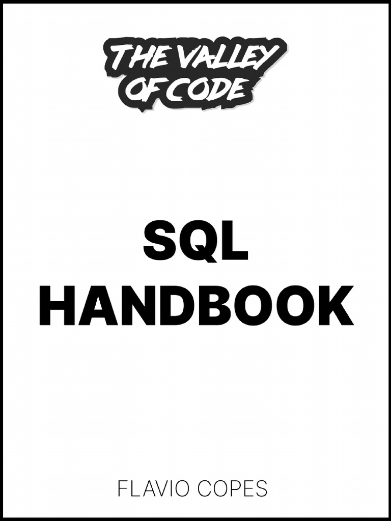 SQL Handbook | PDF | Databases | Relational Database SQL Handbook | PDF | Databases | Relational Database