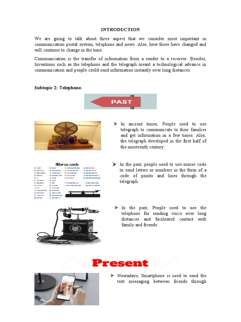 Subtopic 2 | PDF | Telegraphy | Communication Subtopic 2 | PDF | Telegraphy | Communication