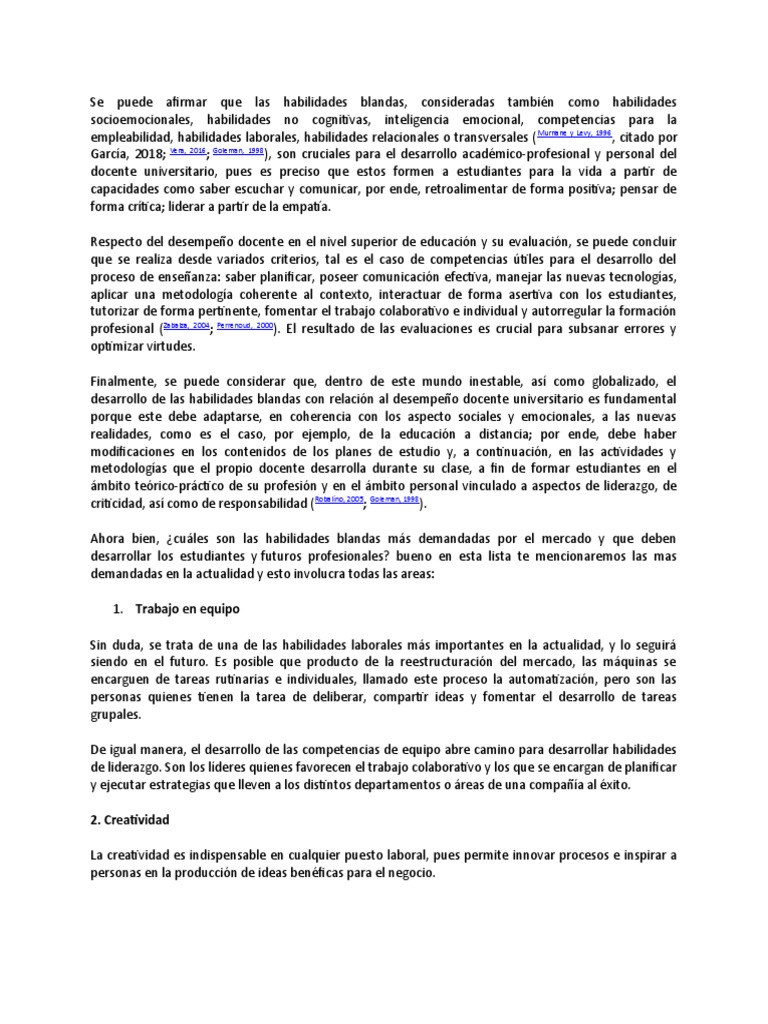 Habilidades Blandas | PDF Habilidades Blandas | PDF
