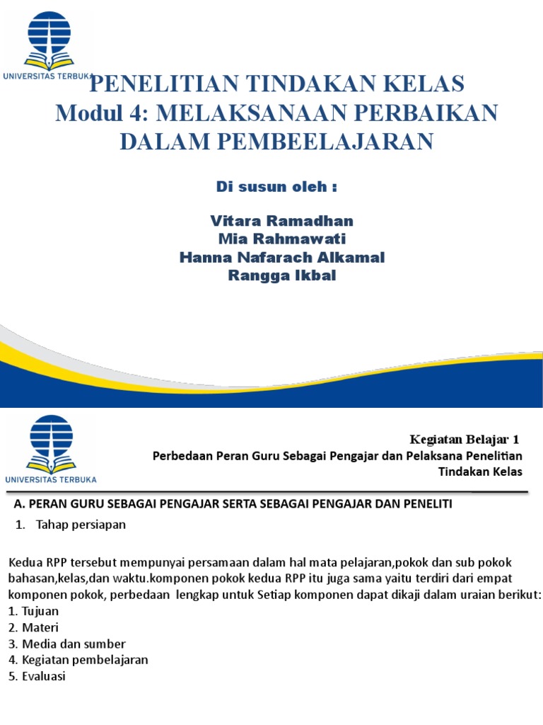 PTK MODUL 4 Kel.4 | PDF | Karier & Perkembangan