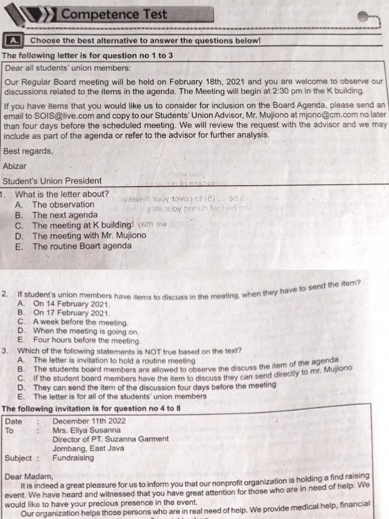 Modul Xi Chapter Formal Invitation | PDF