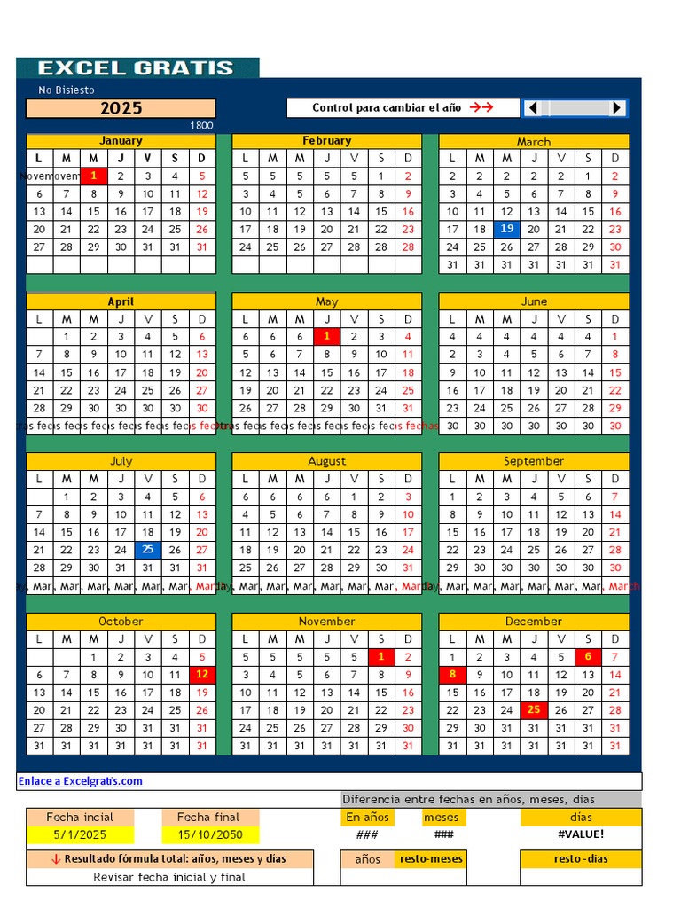 Calendario Perpetuo | PDF